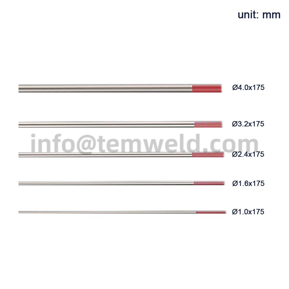 WT20 Thoriated Tungsten Electrodes - web