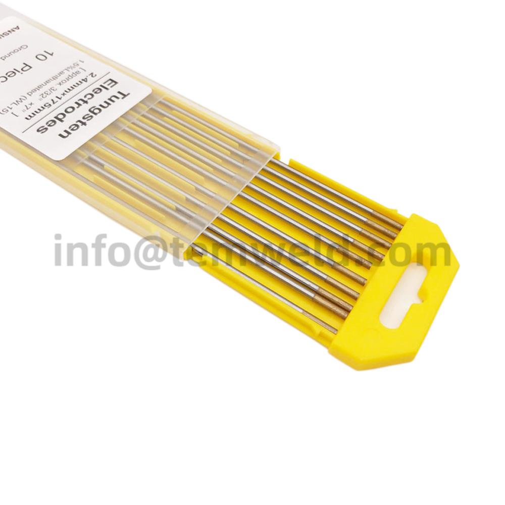 WL15 1.5% Lanthanated Tungsten Electrodes - web