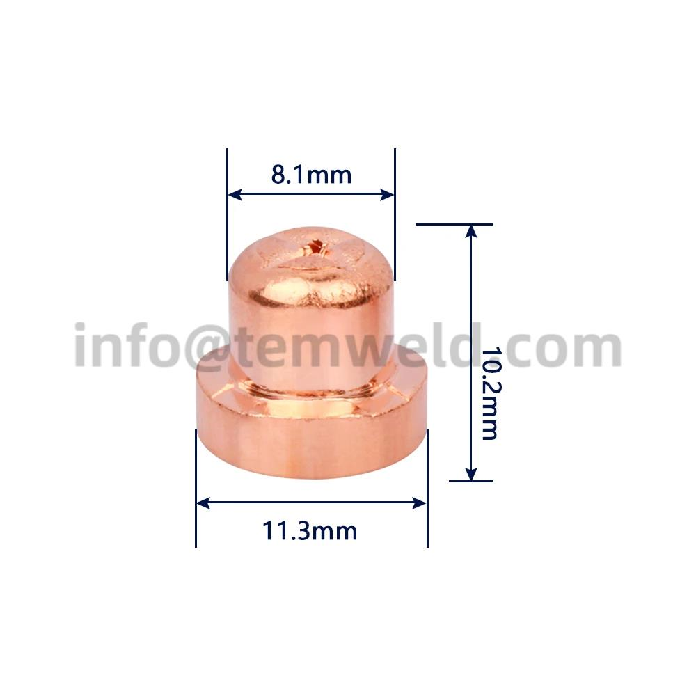 PT31 WZ40 Plasma Cutter Nozzles Electrode Tips - web
