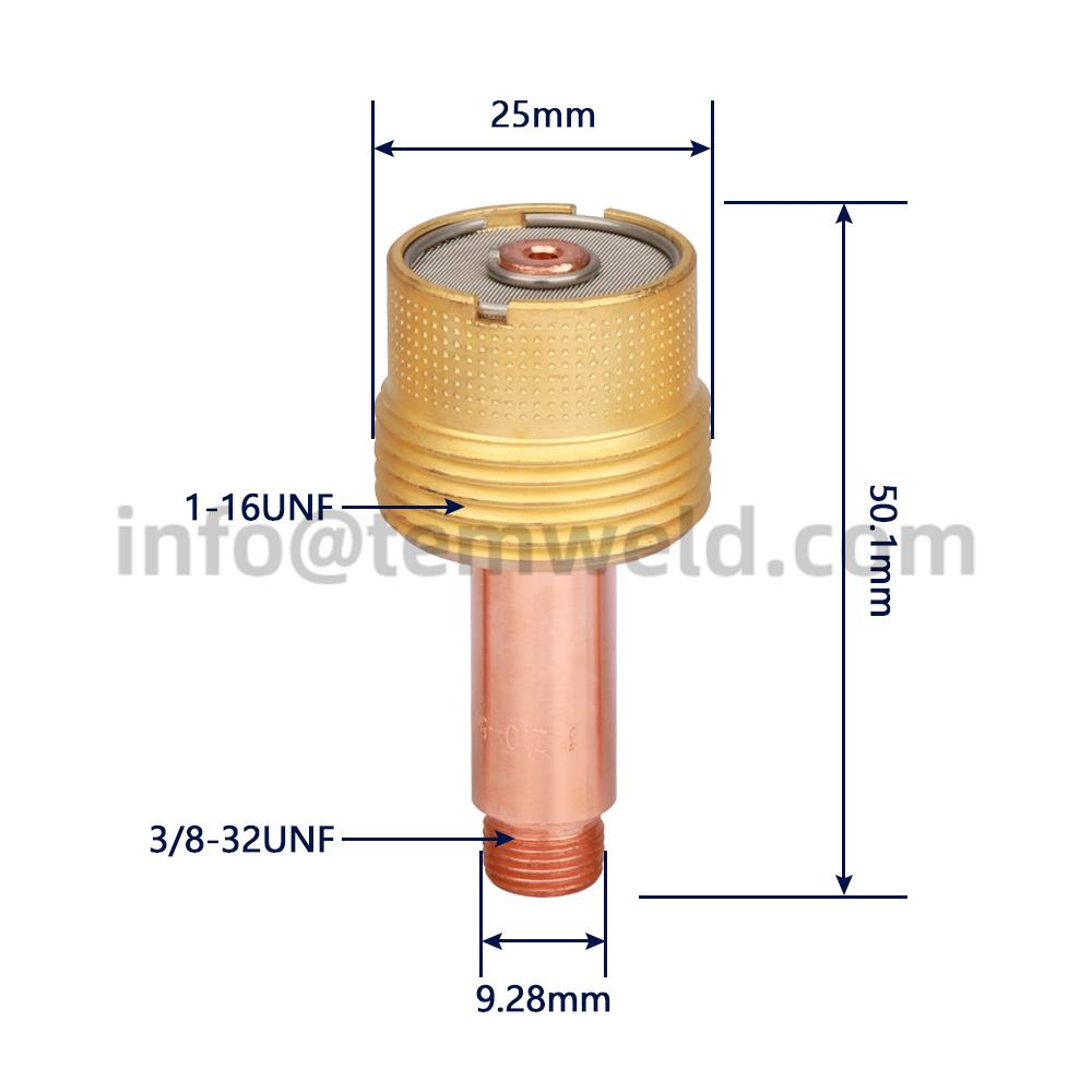Large Gas Lens Collet Body 45V0204 45V116 45V64 995795 45V63 - web