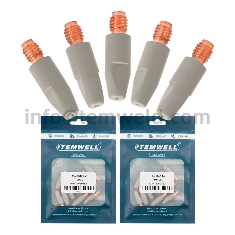 MIG 24KD Welding Contact Tips new coating protect 28mm M6 - web